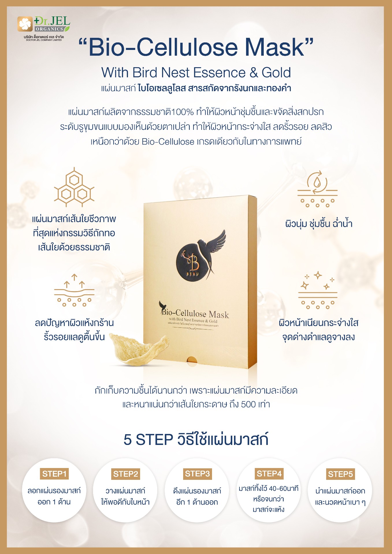 BERU Bio-Cellulose Mask